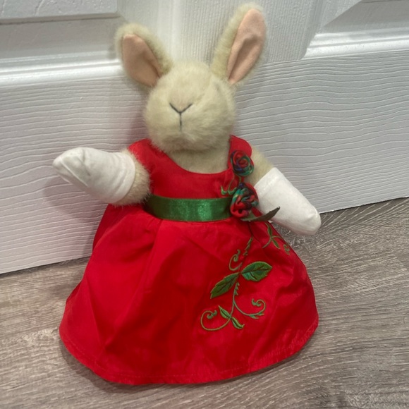 muffy | Toys | Muffy Vanderbear Bunny Plush Red Dress J4 | Poshmark
